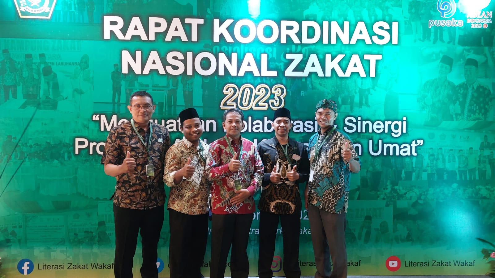 LAZ Al Azhar Hadir dan Berkontribusi Aktif dalam Rakornas Zakat 2023